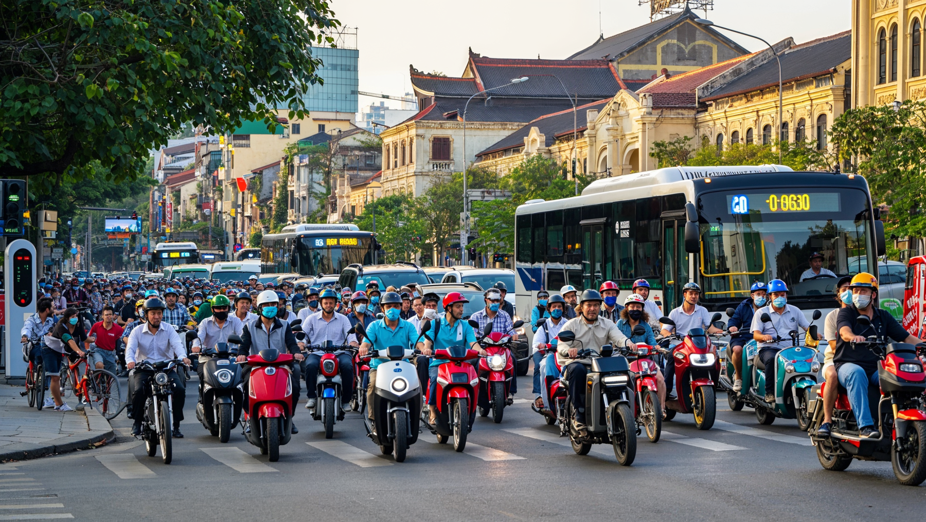 Hanoi to ban gasoline motorcycles from the city center starting in 2026 ...