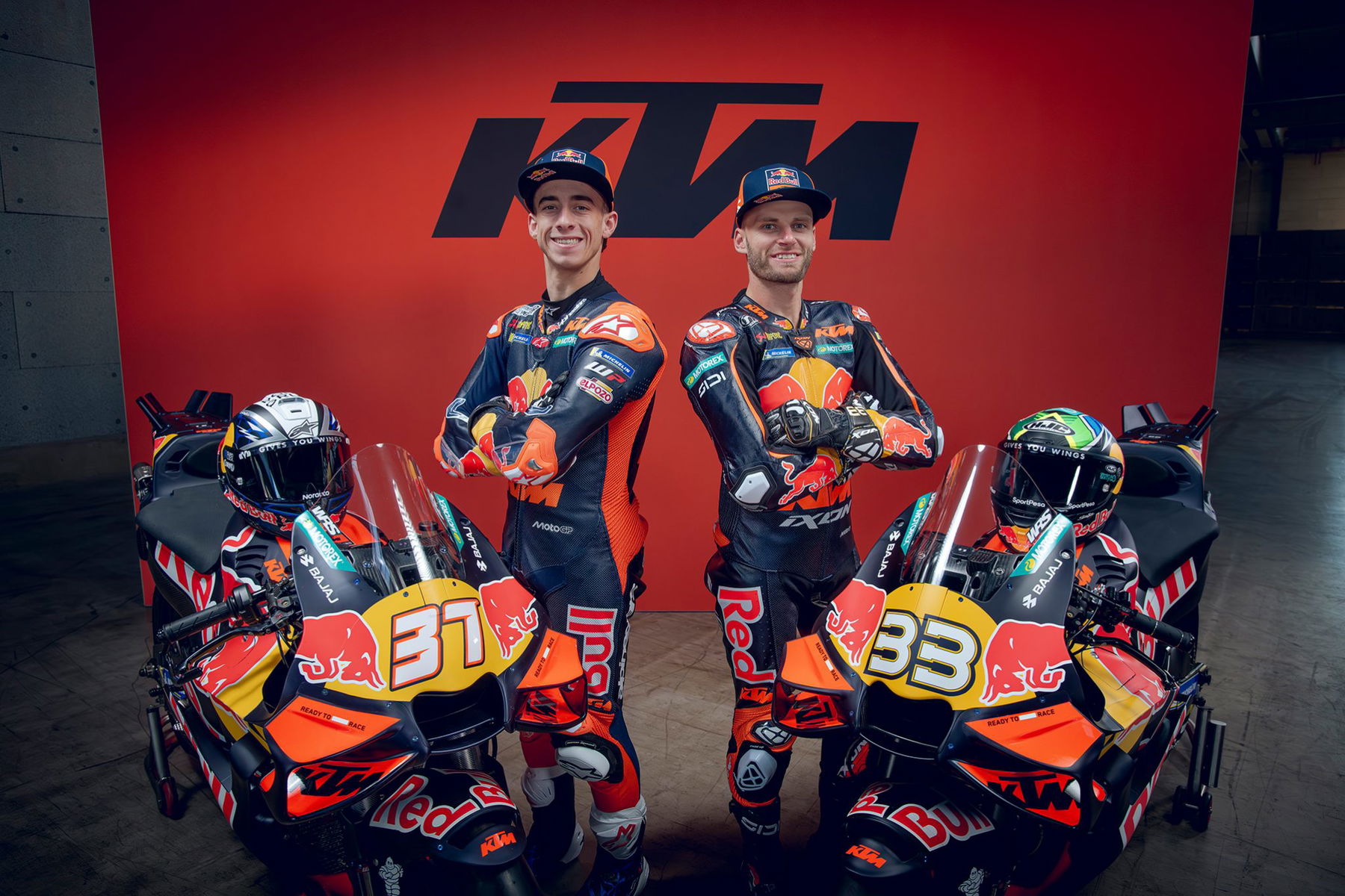 KTM unveils MotoGP bikes for 2026: uniform look, high expectations