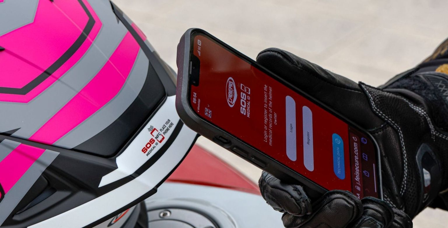 Caberg SOS Medical ID: How NFC technology in helmets can help in an ...