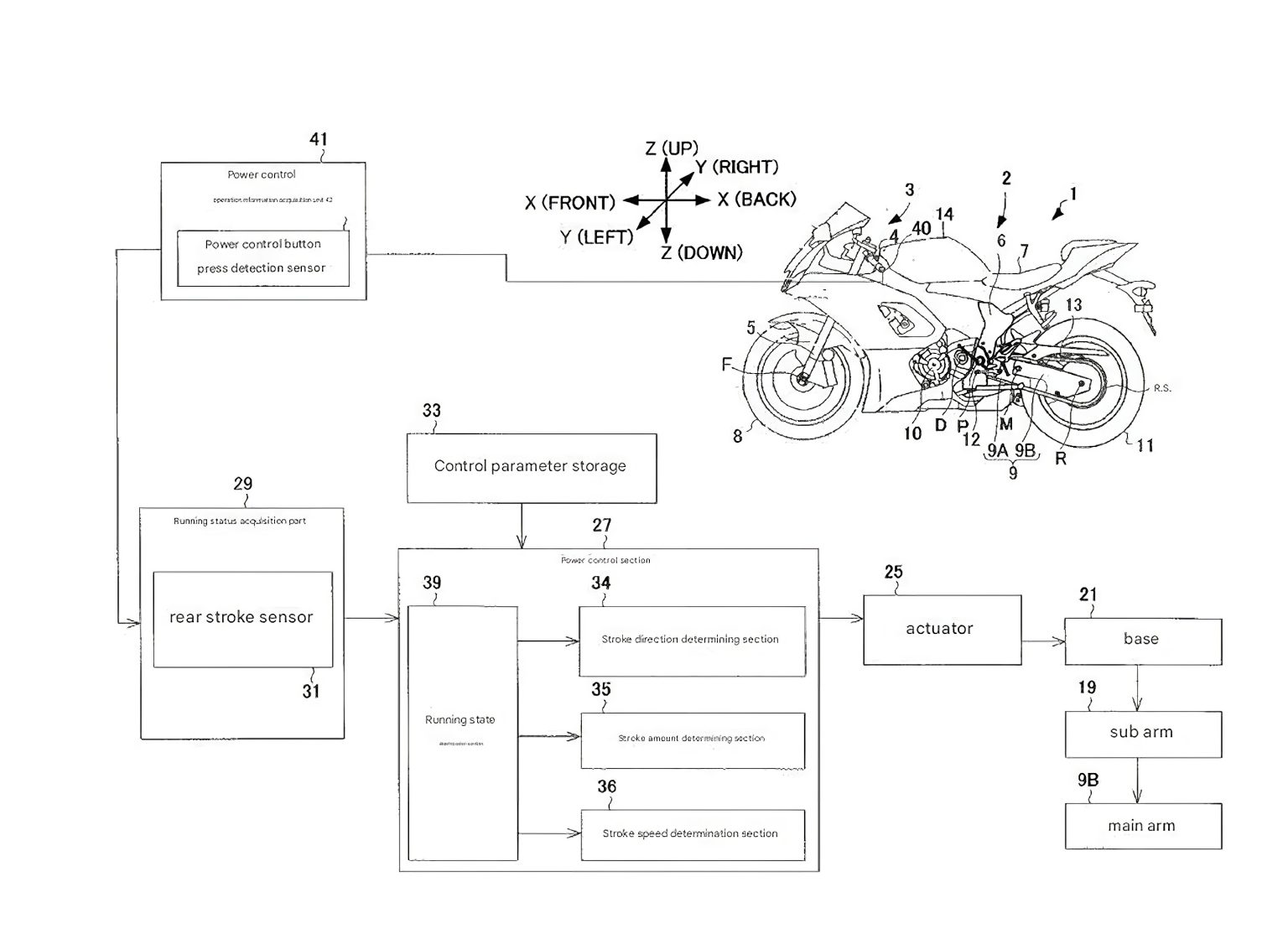 Yamaha develops swing arm with variable geometry for better traction