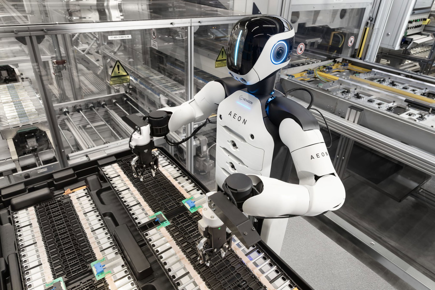 BMW Humanoid Robot AEON Leipzig: Physical AI Pilot Project