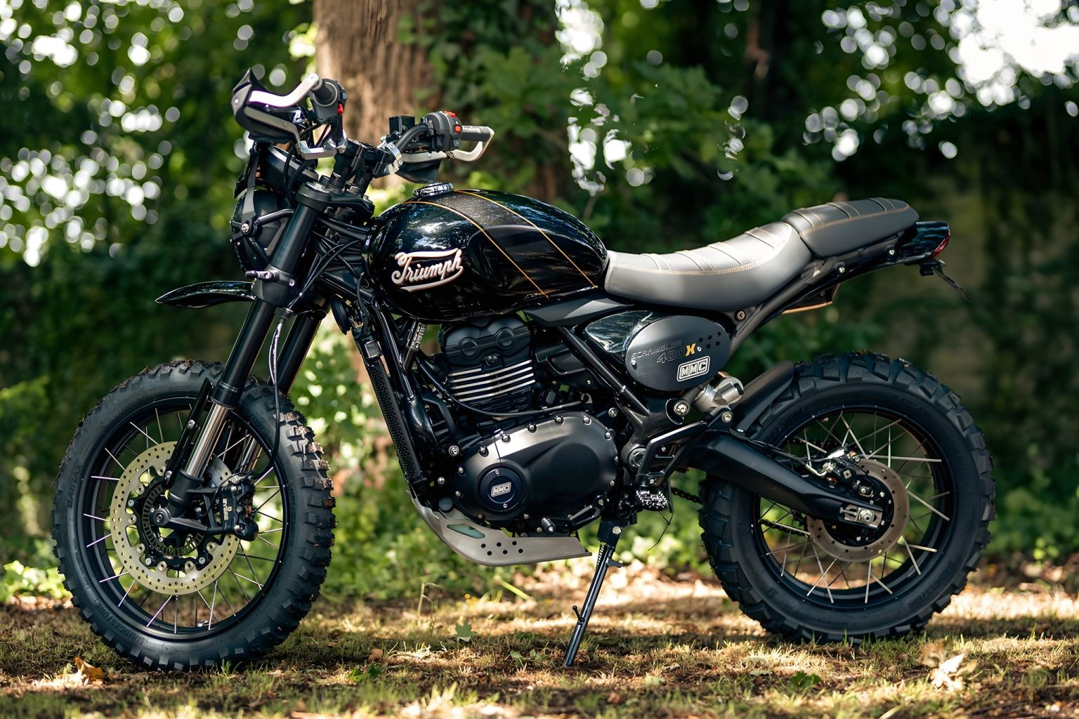 Triumph Scrambler 400X Custom: 15 Kilos Lighter and More Expensive
